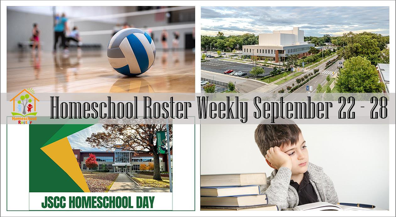 Homeschool Roster Weekly: September 22 - 28 - Homeschool Roster