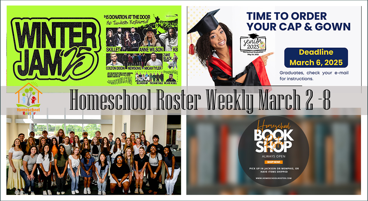 Homeschool Roster Weekly: March 2 - 8 - Homeschool Roster