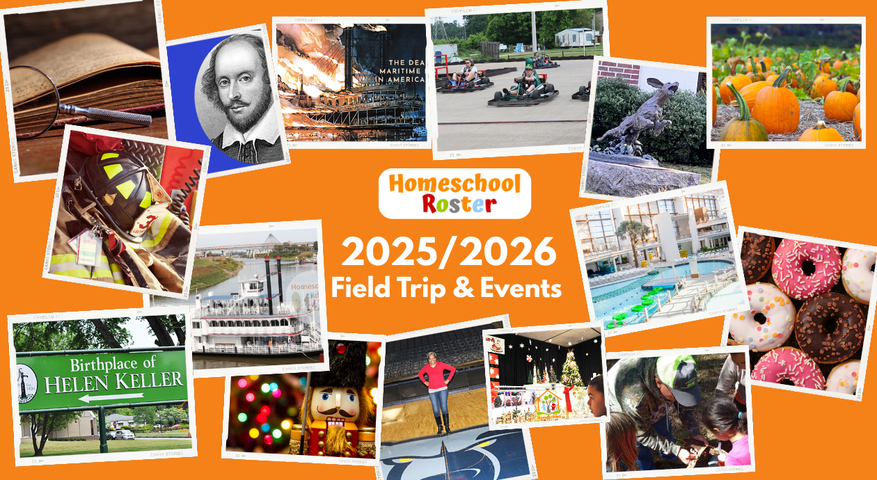 Take Survey and Help Decide 2025/2026 Field Trip Season - Homeschool Roster