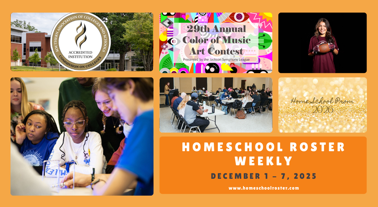 Homeschool Roster Weekly: December 1 - 7 - Homeschool Roster